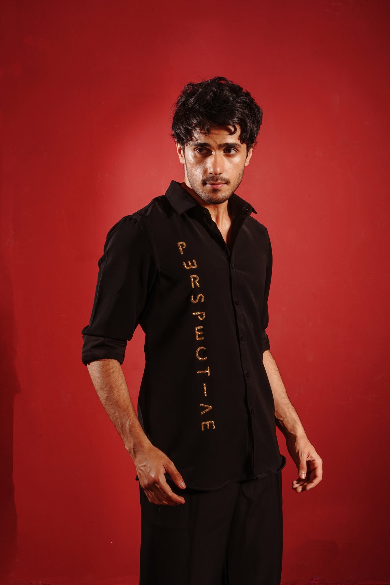 Perspective Black Shirt – Phantom Threads India